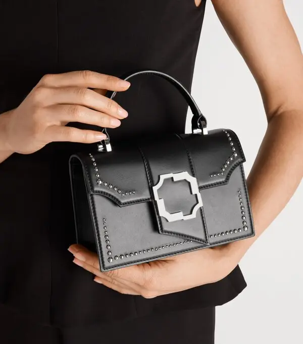 MALONE SOULIERS Mini Leather Audrey Top Handle Bag