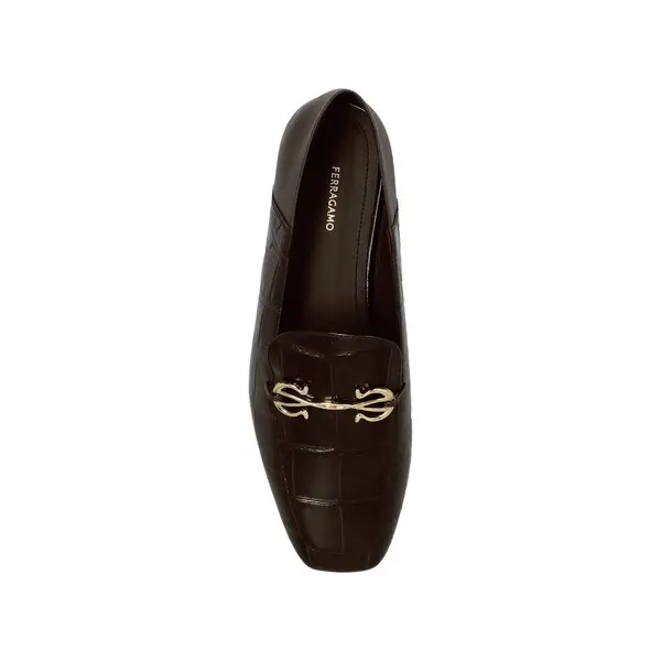 FERRAGAMO Louis Leather Loafers