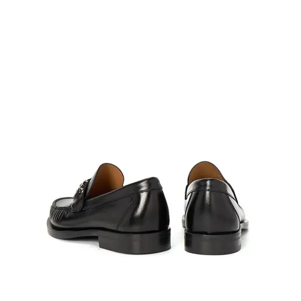 Ferragamo Fort Leather Loafers In Black - 55% Off | Editorialist display picture 3
