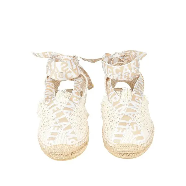 Stella McCartney Logo Canvas Espadrilles