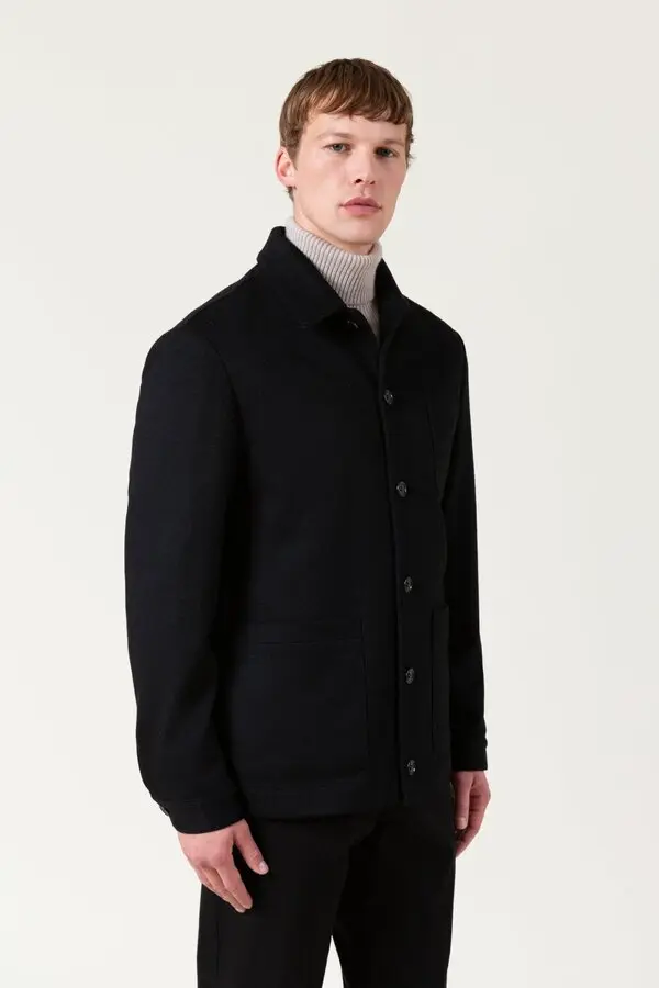 AUTORE Overshirt Borg Wool Jacket