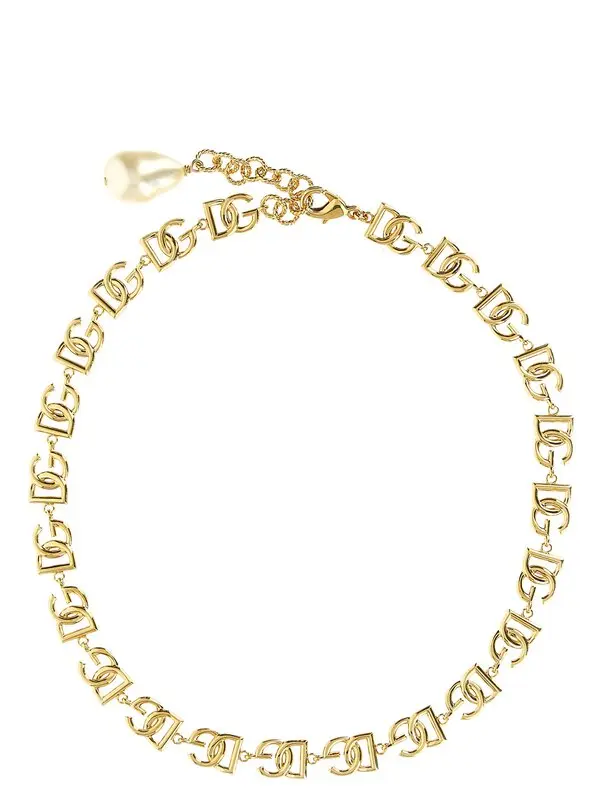 Dolce & Gabbana Multilogo Necklace - Gold