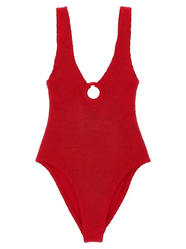 Hunza G Celine Swim One-piece Swimsuit - Red