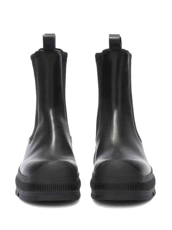 JIL SANDER Leather Chelsea Boots