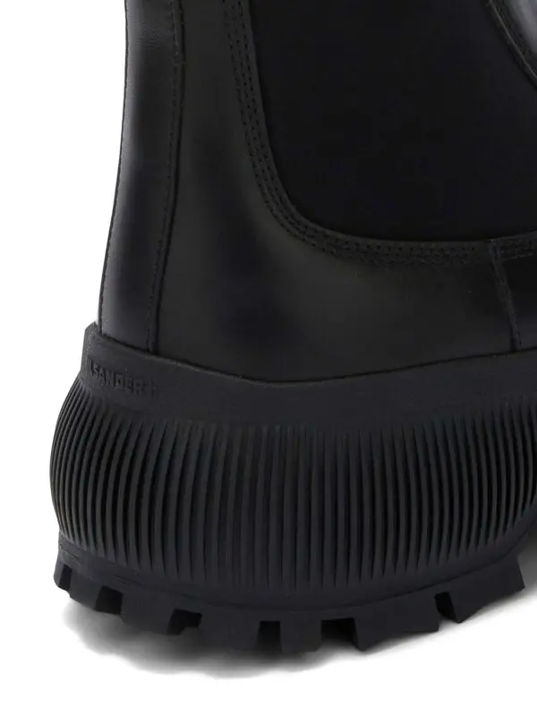 JIL SANDER Leather Chelsea Boots