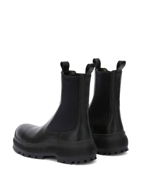 JIL SANDER Leather Chelsea Boots