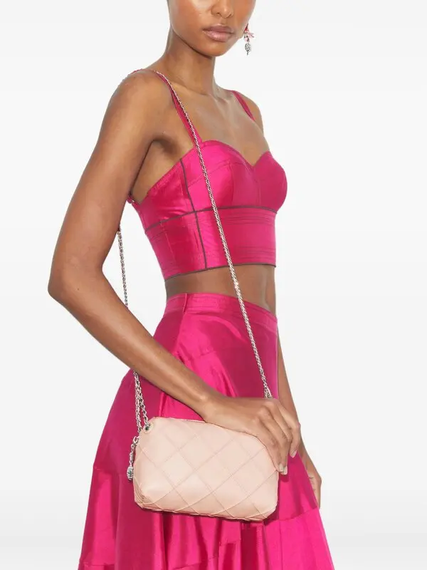 Tory Burch Fleming Leather Crossbody Bag - Pink