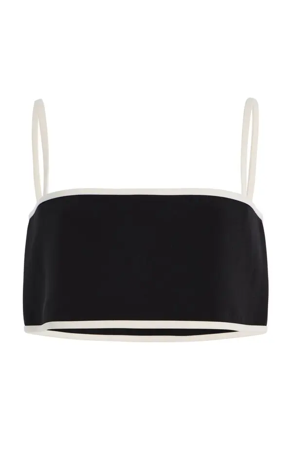 Alexis Simi Cropped Top - Black