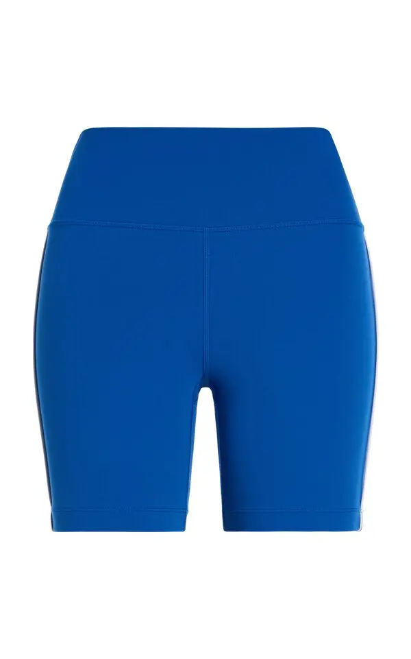 SPORTY & RICH Bold Health Biker Shorts - Blue