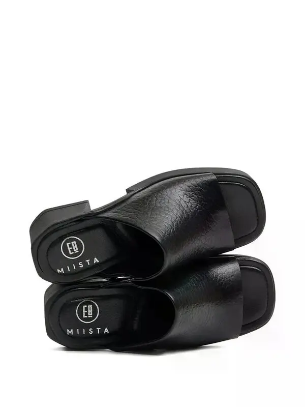 MIISTA Block-heel Open-toe Slides