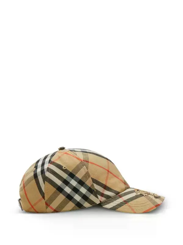 Burberry Check Pattern Baseball Cap