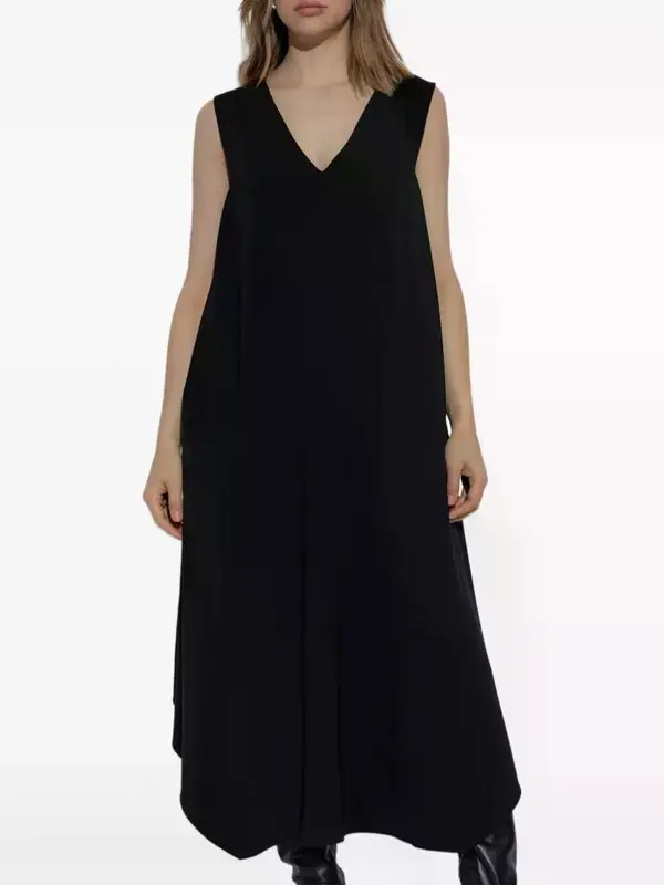 Sportmax V-neck Sleeveless Dress