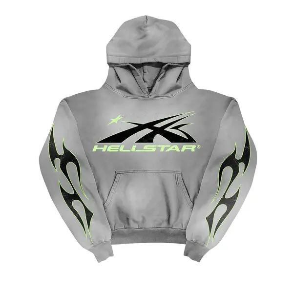 HELLSTAR Sports Core Logo Hoodie - Grey