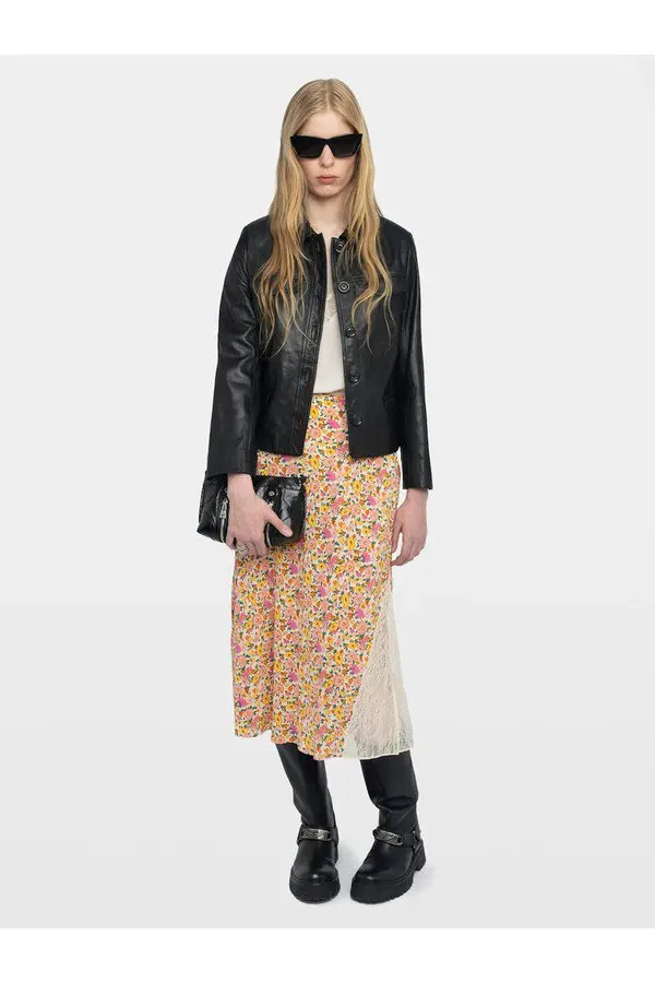 Zadig&Voltaire Jayla Floral Midi Skirt