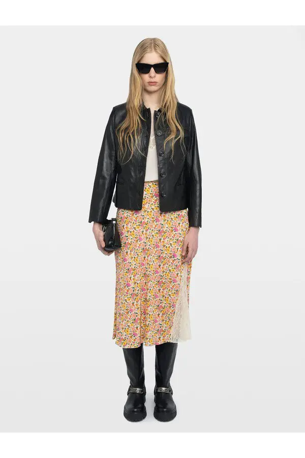 Zadig&Voltaire Jayla Floral Midi Skirt