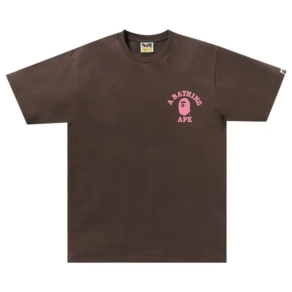A BATHING APE Liquid Camo College Ats Tee