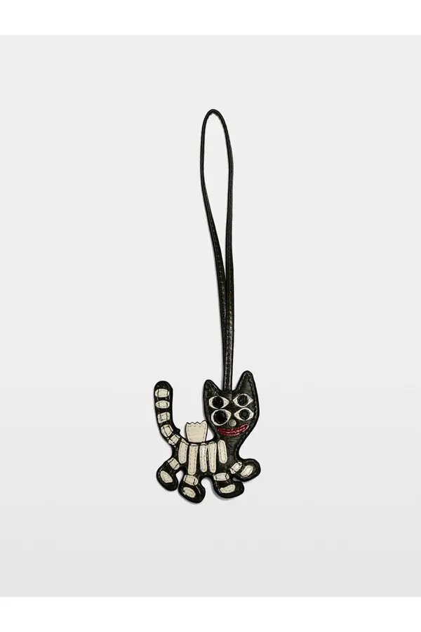 Zadig&Voltaire Tiger Keyring Key Ring - Natural