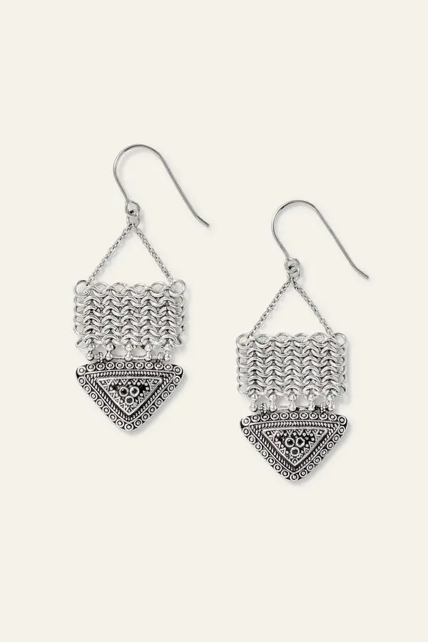 Ba&sh Nagpur Pendant Earrings - Gray