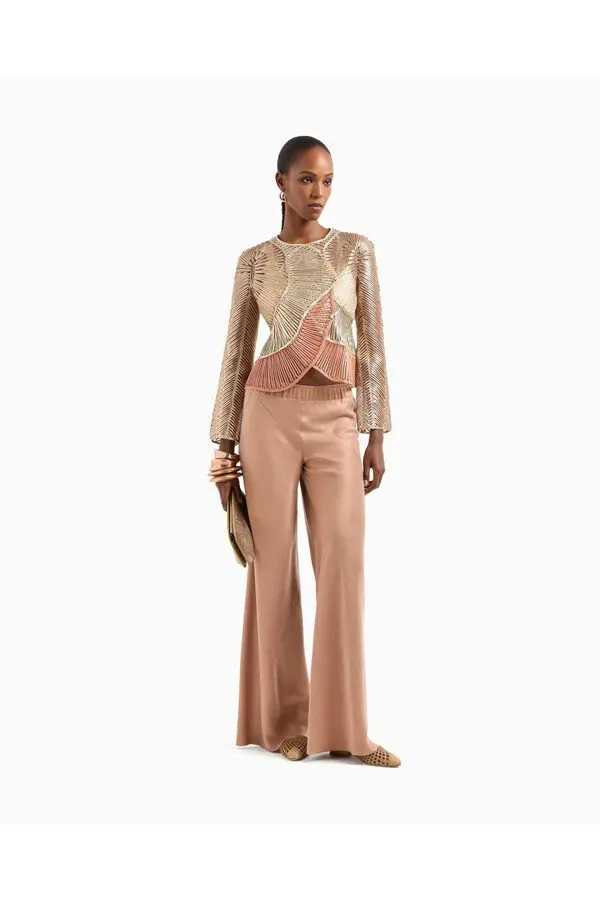 Giorgio Armani Pearlised Nappa-leather Jacket