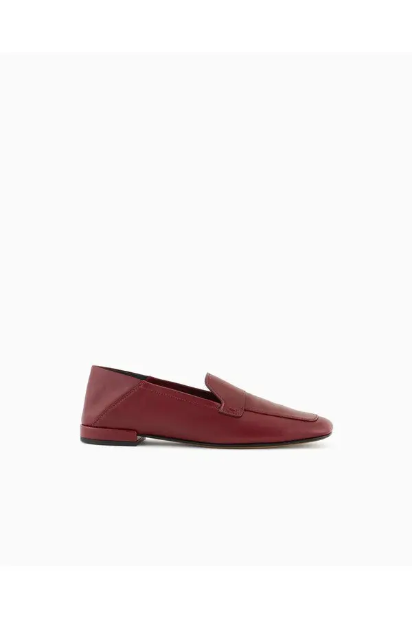 Giorgio Armani X 10 Corso Como Calfskin Loafers - Red