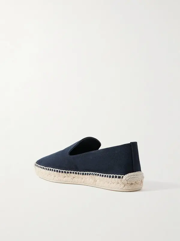 CHRISTIAN LOUBOUTIN Nanou Logo-appliquéd Canvas Espadrilles
