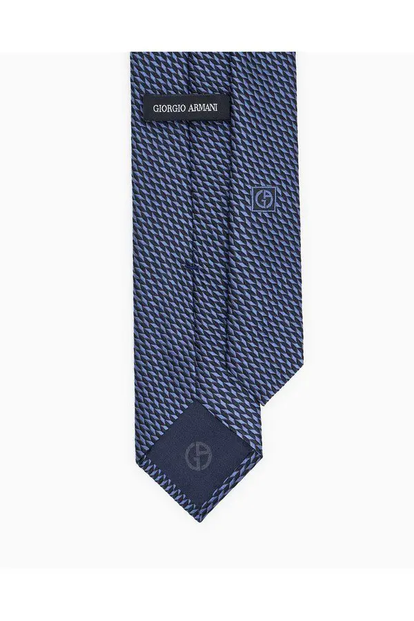 Giorgio Armani Jacquard Silk Necktie