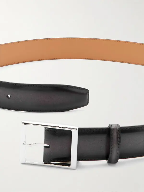 Berluti 3.5cm Venezia Leather Belt