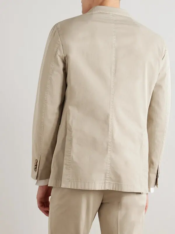 Boglioli Cotton-blend Twill Suit Jacket