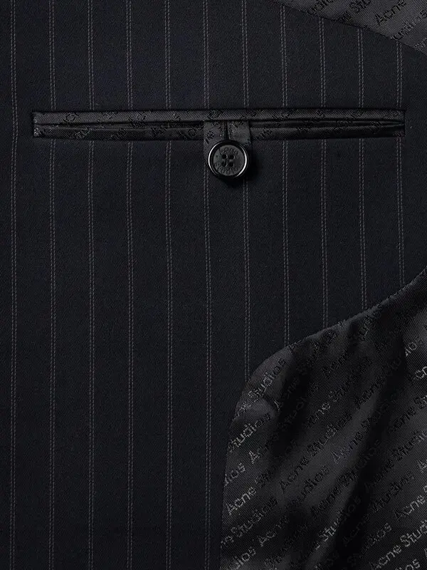 Acne Studios Jotam Oversized Pinstriped Twill Blazer
