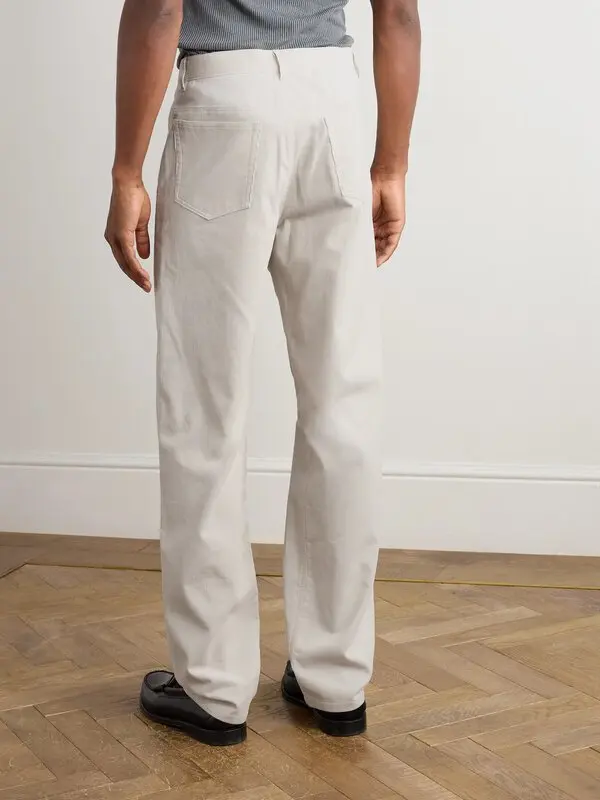 A.p.c. Fairfax Straight-leg Corduroy Trousers - Neutrals