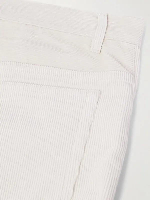 A.p.c. Fairfax Straight-leg Corduroy Trousers - Neutrals