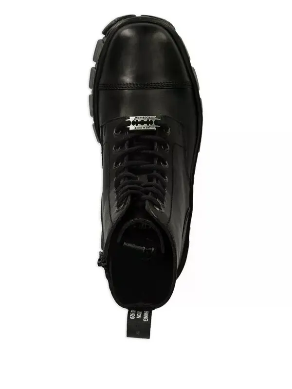 NEW ROCK 70mm Platform Sole Lace-up Boots