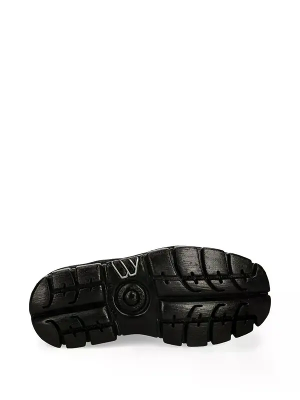 NEW ROCK 70mm Platform Sole Lace-up Boots