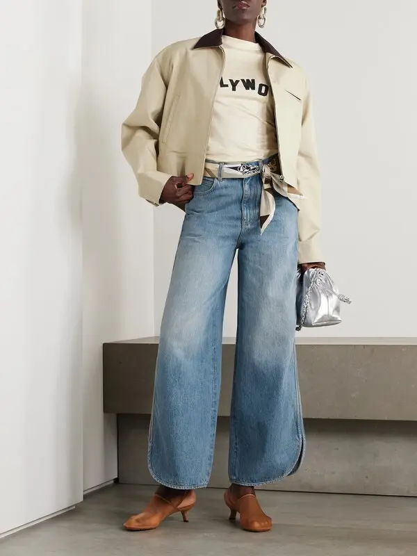 Loewe High-rise Wide-leg Jeans