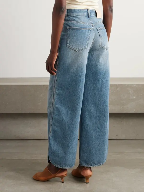 Loewe High-rise Wide-leg Jeans