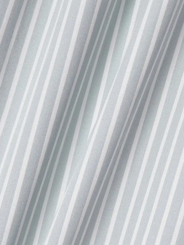 Altuzarra Josie Shirred Striped Midi Dress - Blue