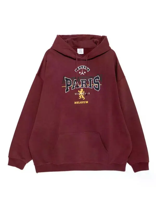 Vetements Embroidered Hoodie