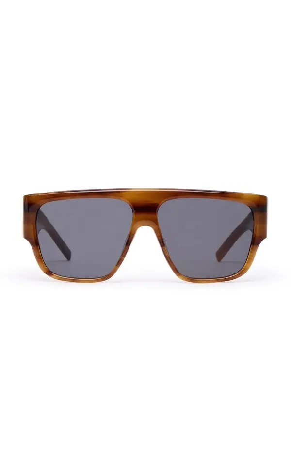 ST. AGNI Linea Oversized Sunglasses - Brown