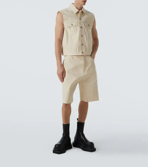 Rick Owens Denim Shorts