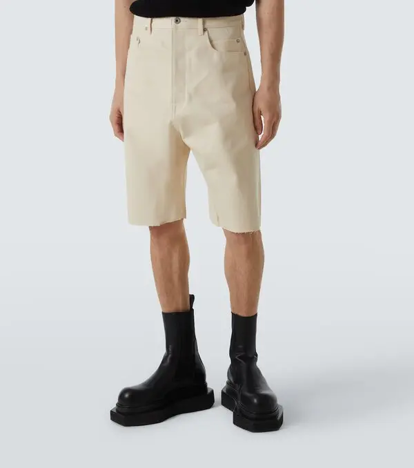 Rick Owens Denim Shorts