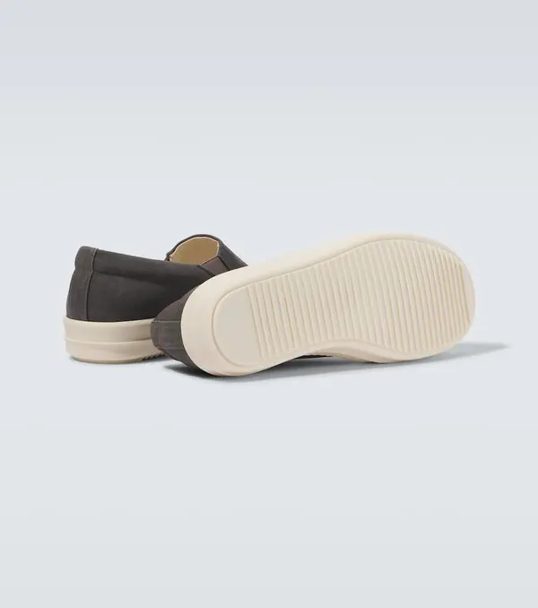 Rick Owens Boat Denim Slip-on Sneakers