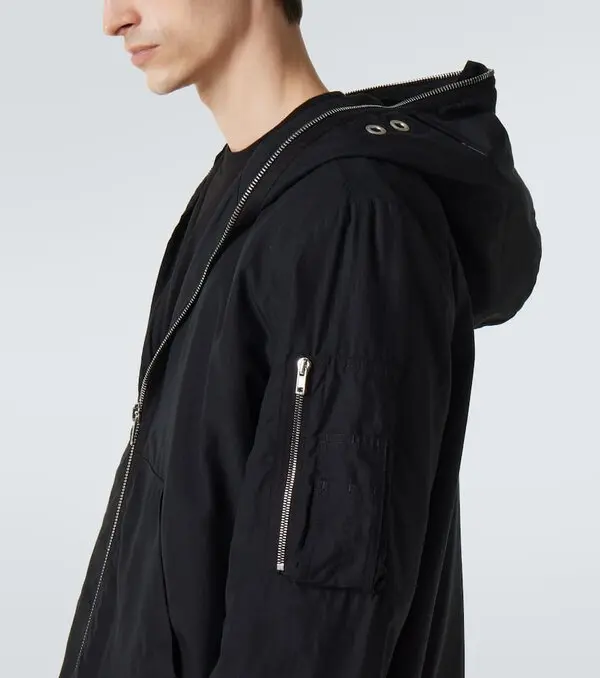 Rick Owens Ripstop Jacket - Black