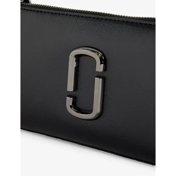 Marc Jacobs The Snapshot Dtm Convertible Leather Shoulder Bag - Black