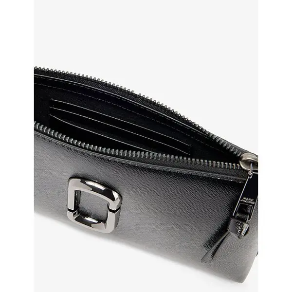 Marc Jacobs The Snapshot Dtm Convertible Leather Shoulder Bag - Black