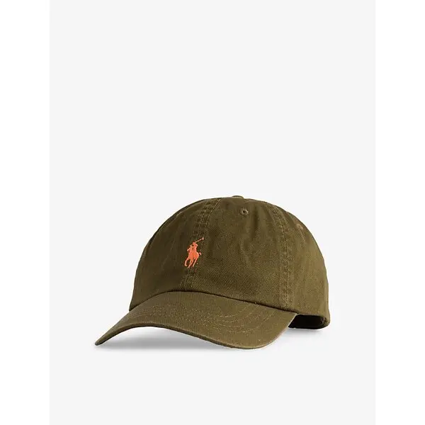 Ralph Lauren Classic Logo-embroidered Cotton Cap - Canopy Olive