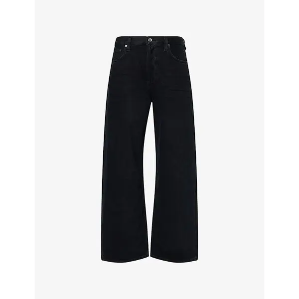 AGOLDE Low Slung Baggy Denim Jeans - Crushed