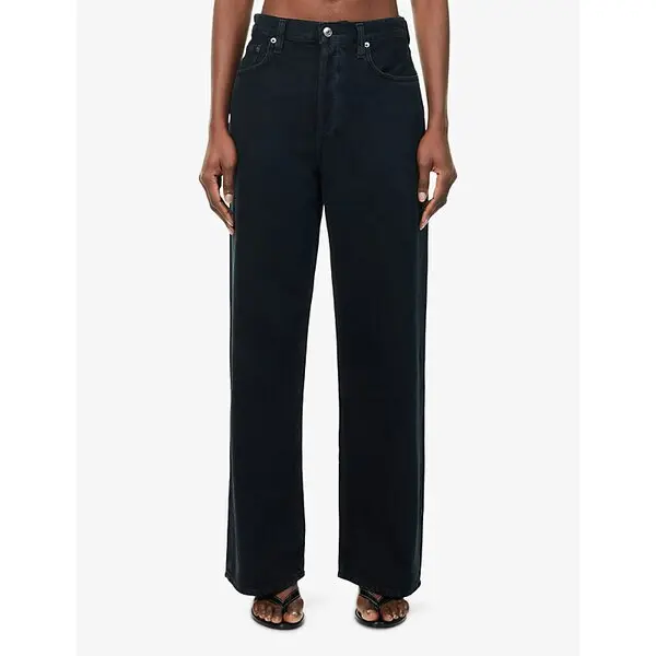 AGOLDE Low Slung Baggy Denim Jeans - Crushed