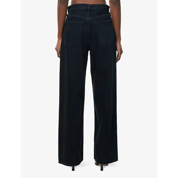 AGOLDE Low Slung Baggy Denim Jeans - Crushed