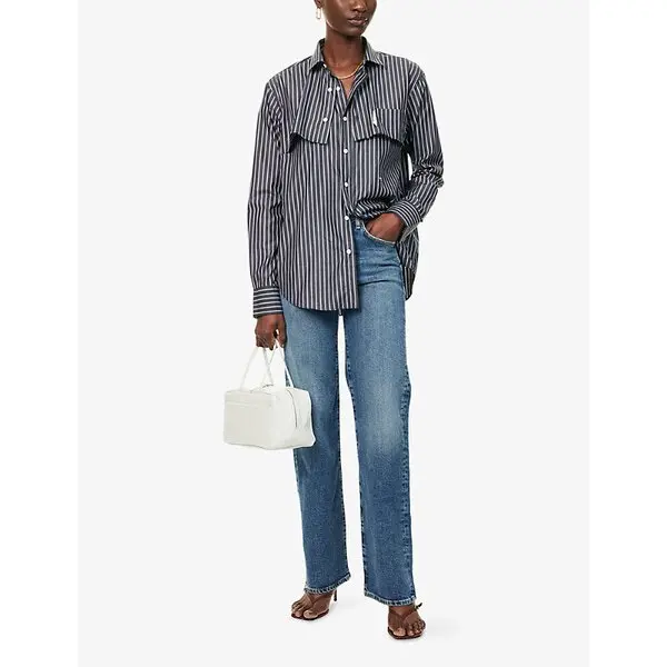 AGOLDE Harper Straight-leg Stretch-denim Jeans