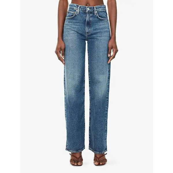 AGOLDE Harper Straight-leg Stretch-denim Jeans